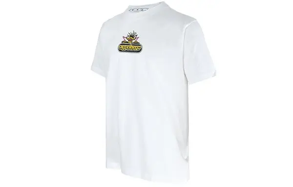 Off-White Logo Alphabet Printing Arrow Short Sleeve White