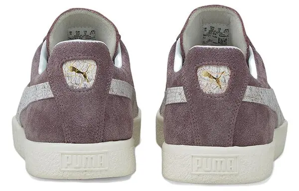 PUMA Suede Vintage 'kintsugi Quail' Sneakers - White/purple