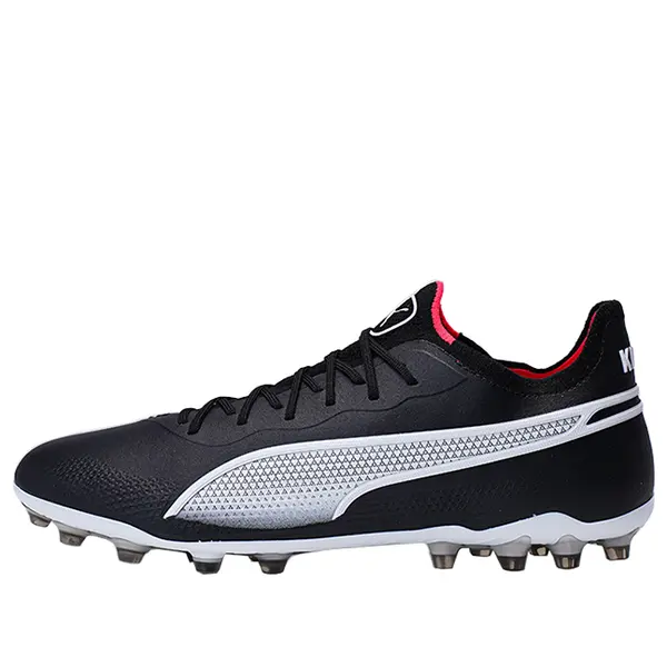 PUMA King Ultimate Mg Fg Ag Soccer Cleats - Black/white
