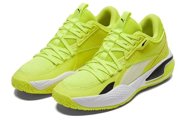 PUMA Court Rider I 'yellow Glow' Basketball Shoes - Yellow/white
