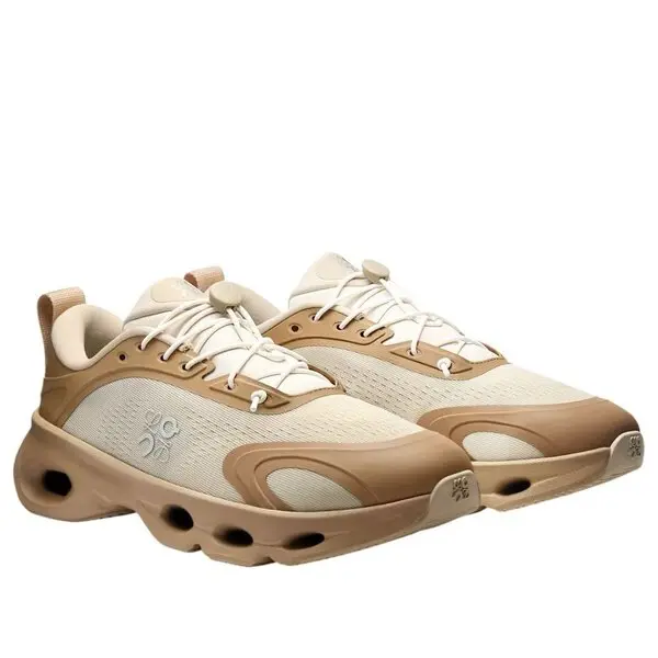 On X Loewe Cloudsolo Sneakers - Dark Sand/cream
