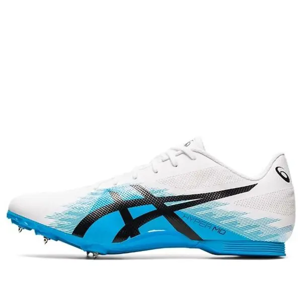 Asics Hyper Sprint Athletic Shoes - White/blue