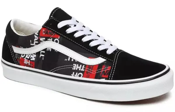 VANS Old Skool "packing Tape" Sneakers - Black/red