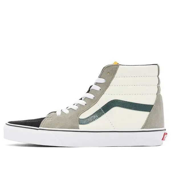 VANS Sk8-hi "mix & Match Vetiver Bistro Green" High Top Sneakers - Green/gray/white