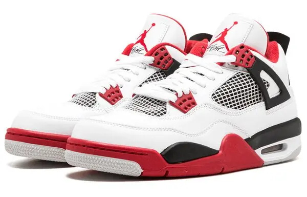 JORDAN 4 Retro 'fire Red' 2012 - White/varsity Red-black