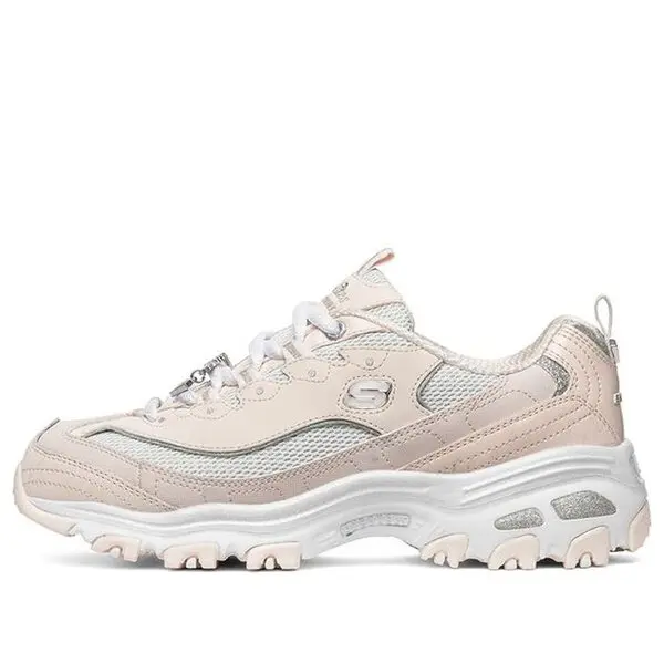 Sketchers D'lites 1.0 Sneakers - White/pink
