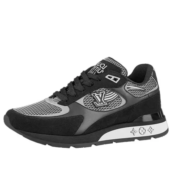 LOUIS VUITTON Run Away Sneakers - Black/grey/white