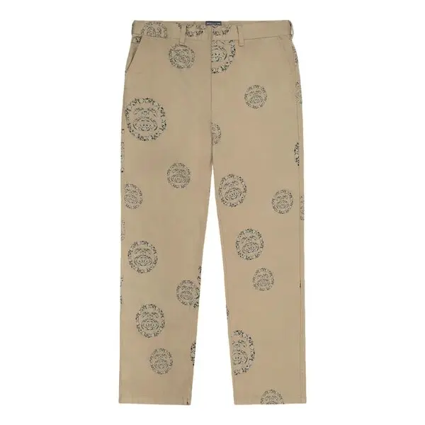 DENIM TEARS X Stussy Ss Wreath Chino Pants - Khaki