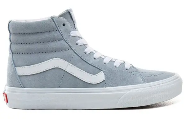 VANS Pig Suede Sk8-hi High Top Sneakers - Light Blue