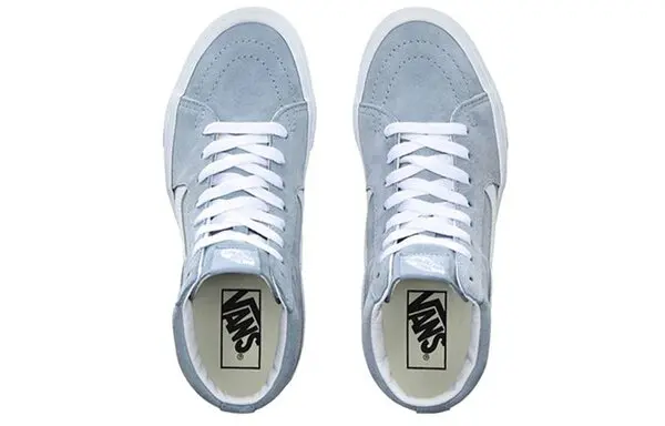 VANS Pig Suede Sk8-hi High Top Sneakers - Light Blue