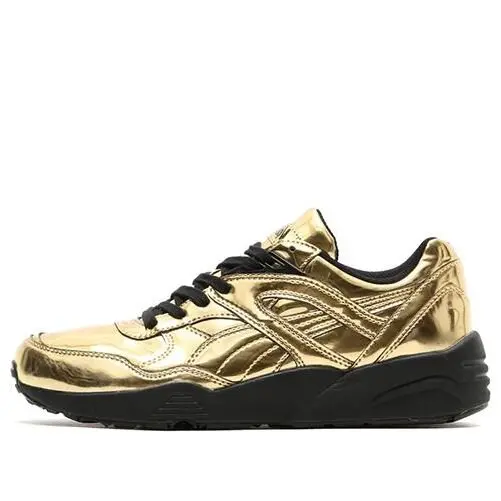 PUMA Vashtie X R698 "gold" Sneakers - Gold/black