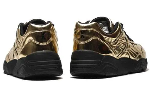 PUMA Vashtie X R698 "gold" Sneakers - Gold/black