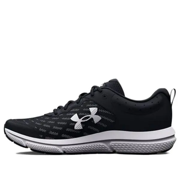 Under Armour Charged Assert 4e Wide Athletic Sneakers - Black/white