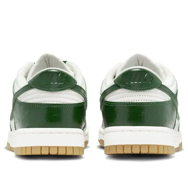 Nike Dunk Low Lx "gorge Green Ostrich" Sneakers - Phantom/gorge Green/sail
