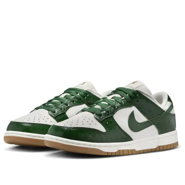 Nike Dunk Low Lx "gorge Green Ostrich" Sneakers