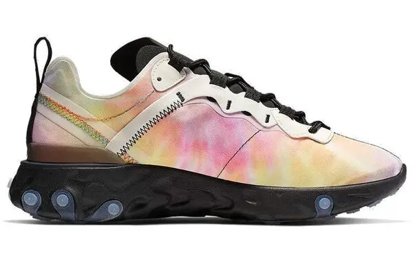 Nike React Element 55 Tie Dye Sneakers - Multi-color/sail-black-sail