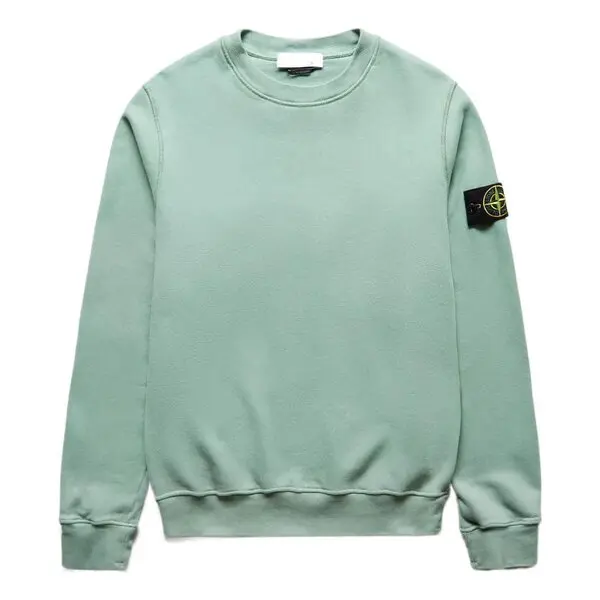 Stone Island Logo Patch Sweatshirt - Green