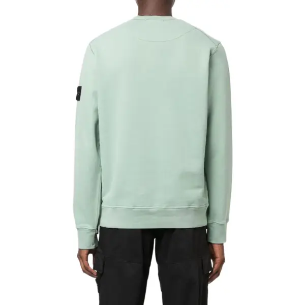 Stone Island Logo Patch Sweatshirt - Green