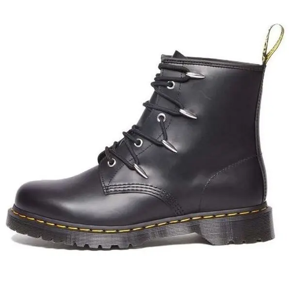 Dr. Martens 1460 Alien Hardware Leather Lace Up Boots - Black