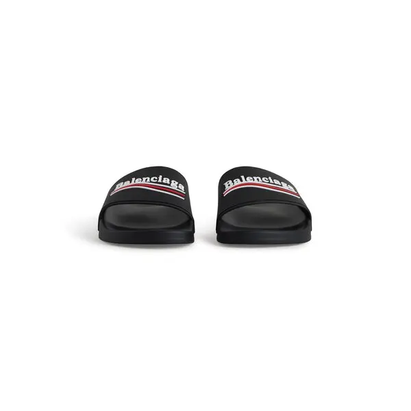 Balenciaga Pool Slides - Black
