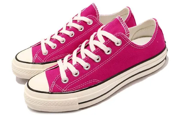 CONVERSE Chuck 70 Low Top Sneakers - Rose Red/black