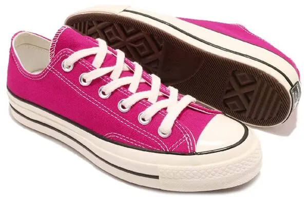 CONVERSE Chuck 70 Low Top Sneakers - Rose Red/black