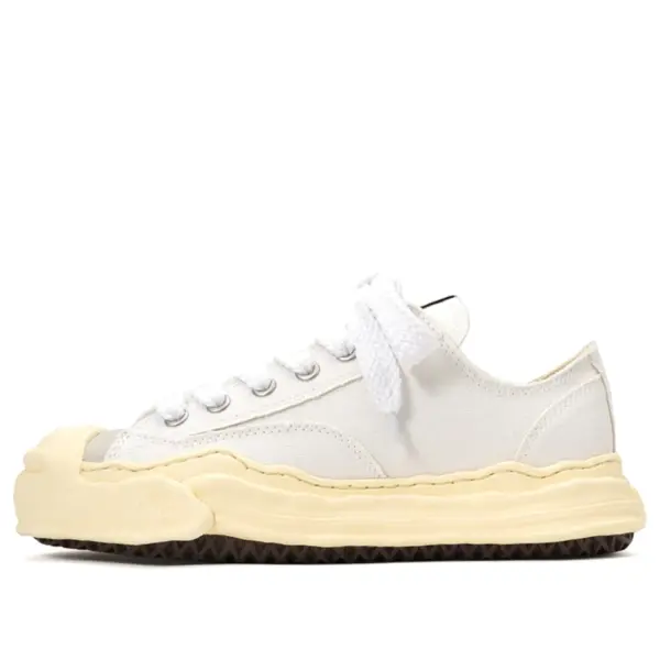 Mihara Yasuhiro Hank Vl Og Sole Canvas Low-top Sneaker - White