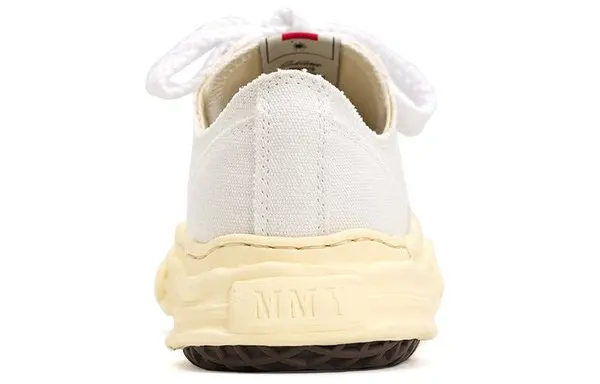 Mihara Yasuhiro Hank Vl Og Sole Canvas Low-top Sneaker - White