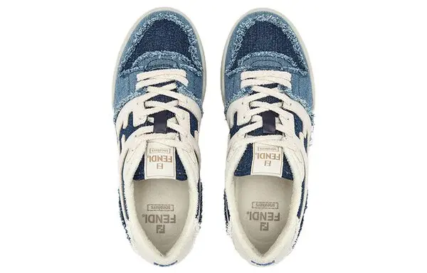 Fendi Match Low Top Sneakers - Blue