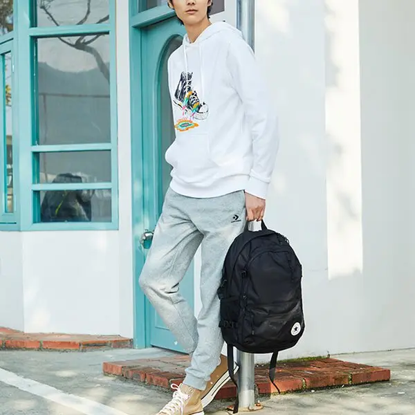 CONVERSE Graphic Hoodie - White