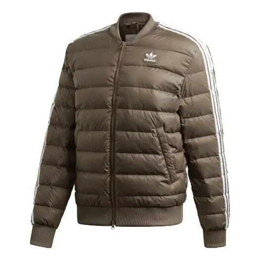 Adidas Originals Sst Down Jacket Short - Brown