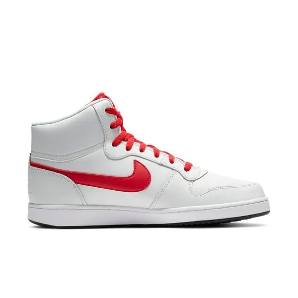 Nike Ebernon Mid Sneakers - White/red