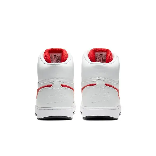 Nike Ebernon Mid Sneakers - White/red