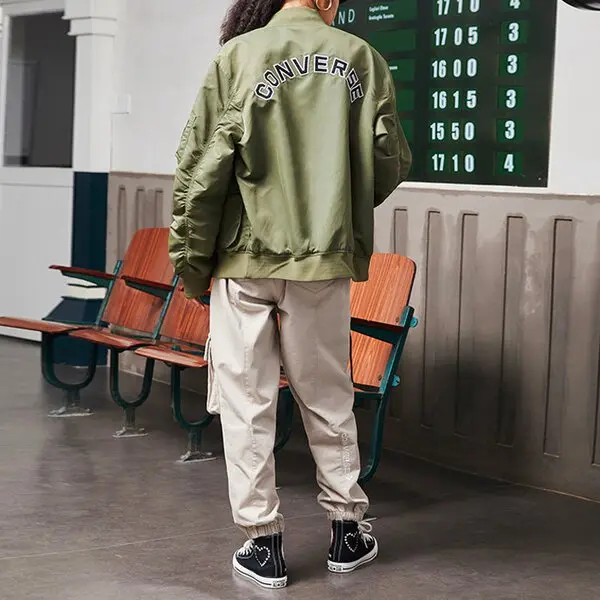 CONVERSE Logo Aviator Jacket