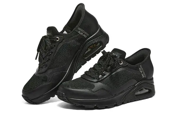 Sketchers Uno Slip-in Air Sneakers - Black