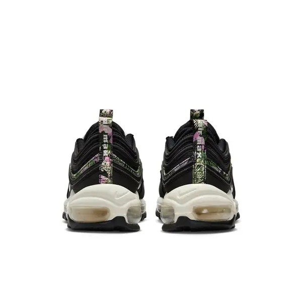 Nike Max 97 'next Nature Floral Tapestry' Sneakers - Black/white