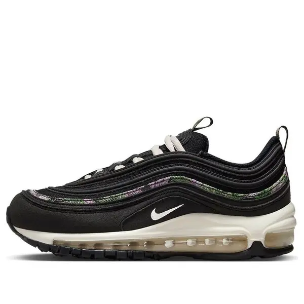 Nike Max 97 'next Nature Floral Tapestry' Sneakers - Black/white