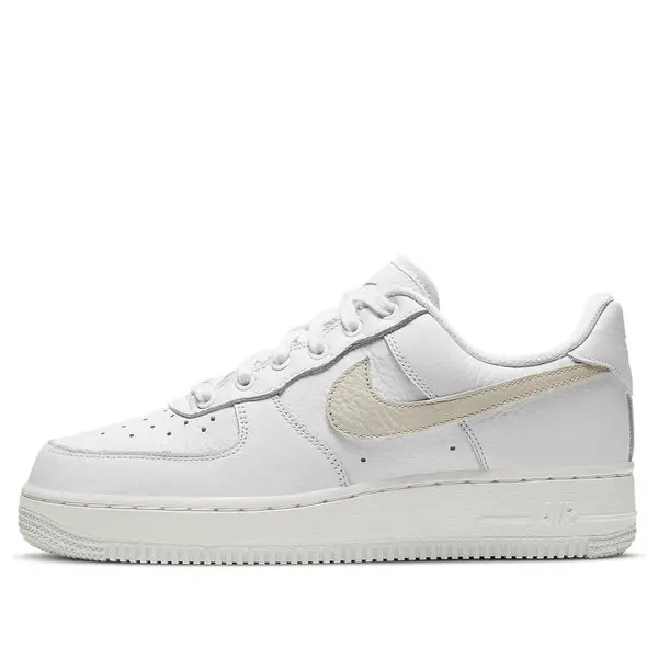 Nike Force 1 '07 Low Top Sneakers - White/orange