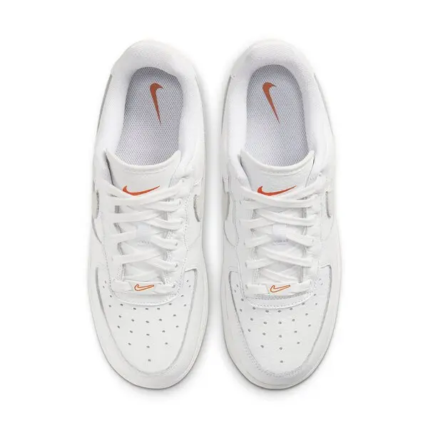 Nike Force 1 '07 Low Top Sneakers - White/orange