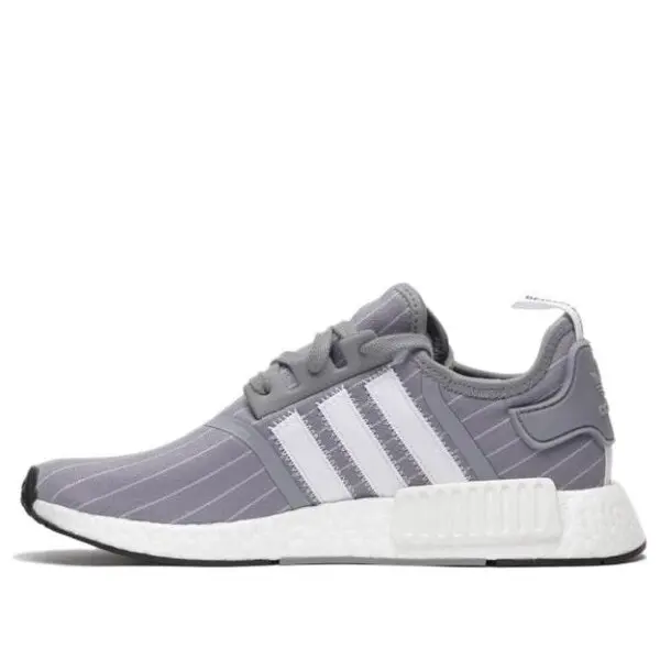 Adidas Bedwin & The Heartbreakers X Nmd_r1 'grey Pinstripe' Sneakers - Grey/white