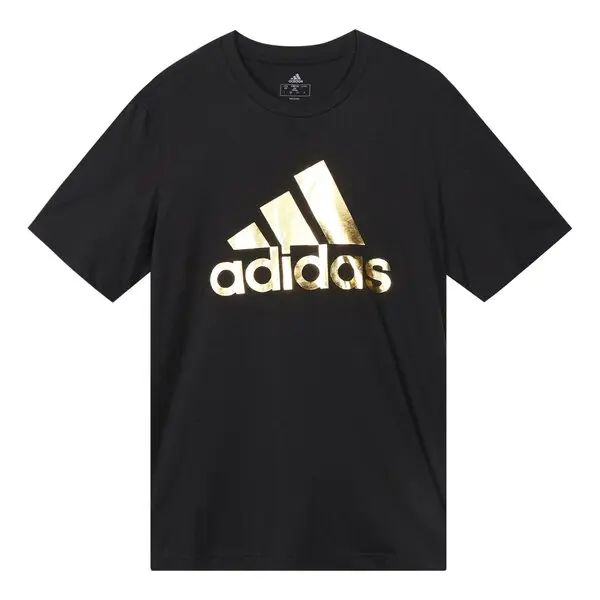 Adidas 8-bit Foil Grfx Printed Short Sleeve Tee - Black