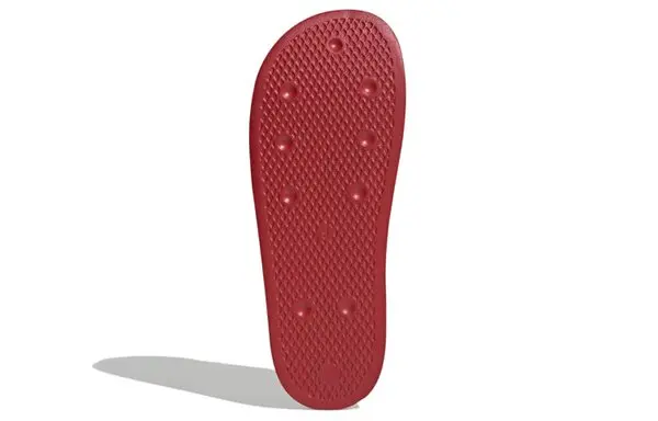 Adidas Adilette Lite Slides With Trefoil Logo - Red