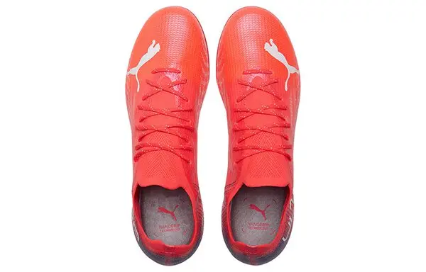 PUMA Ultra 1.3 Mg Football Shoes - Red/white/grey