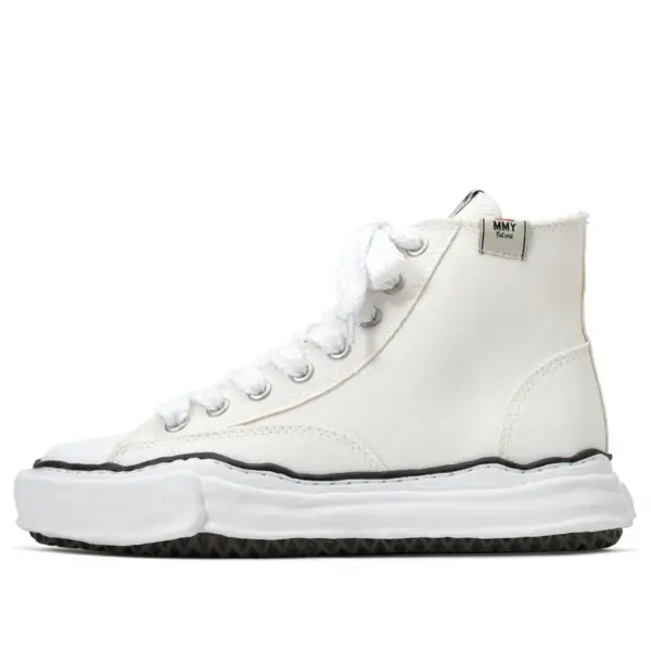 Mihara Yasuhiro Peterson Og Sole Canvas High-top Sneakers - White