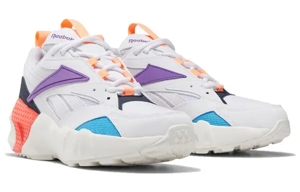REEBOK Aztrek Double Mix Pops "grape Pun" Sneakers - White