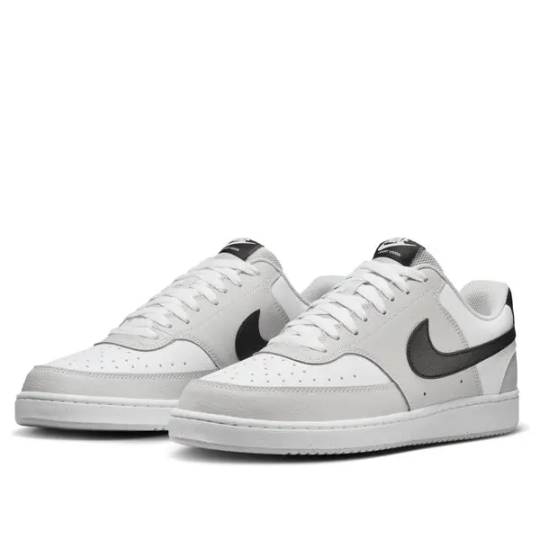 Nike Court Vision Low Top Sneakers - Grey Fog/white/black