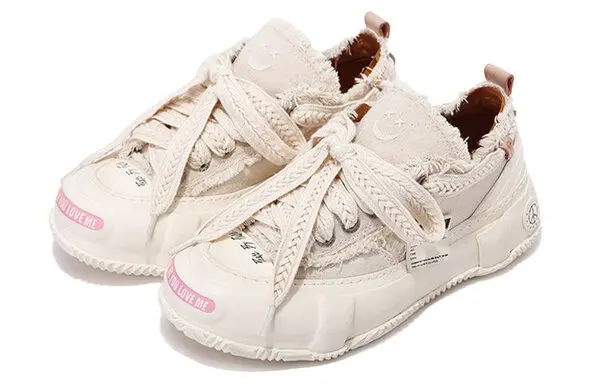 XVESSEL G.o.p. 2.0 Marshmallow Low Top Sneakers