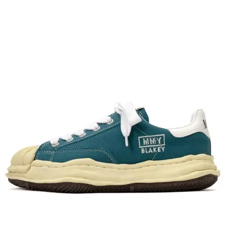 Mihara Yasuhiro Blakey Vl Og Sole Canvas Low-top Sneakers - Blue/white