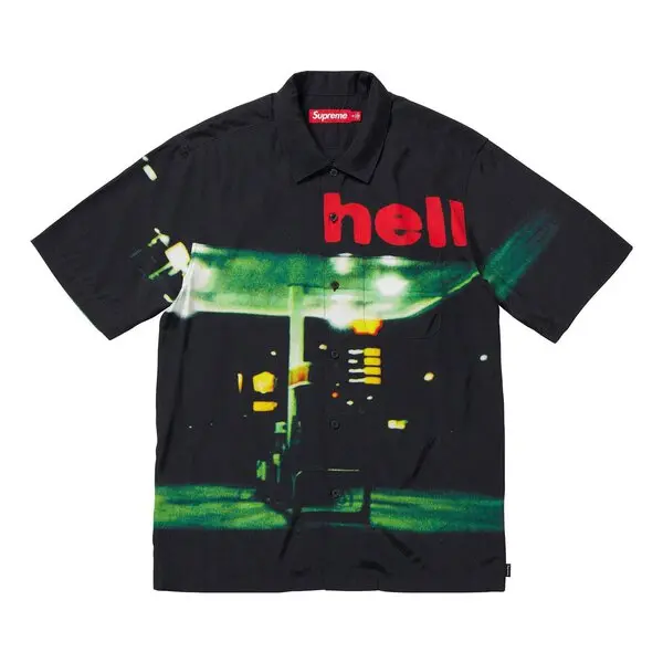 Supreme Fw23 Week1 Hell T-shirt - Black