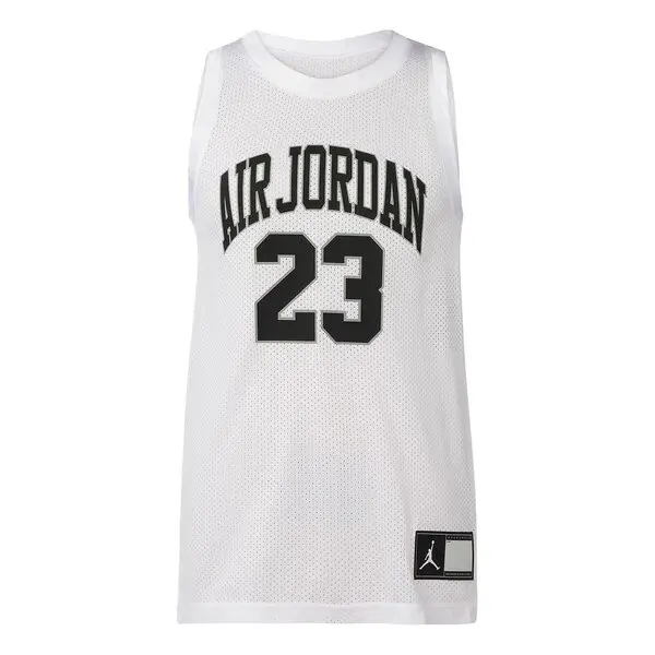 JORDAN Air Dna Distorted Basketball Jersey - White